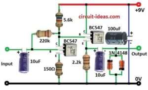 Simple Guitar Fuzz Circuit - Circuit Ideas for You