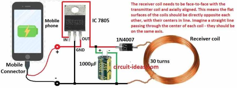 Simple Wireless Mobile Phone Charging Circuit - Circuit Ideas for You