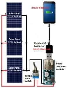 Simple Solar Mobile Charger Circuit - Circuit Ideas for You