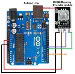 KY040 Encoder Module Circuit with Arduino - Circuit Ideas for You