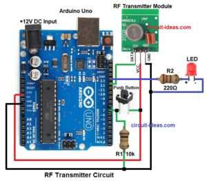 RF Transmitter Receiver Circuit with Arduino Uno - Circuit Ideas for You